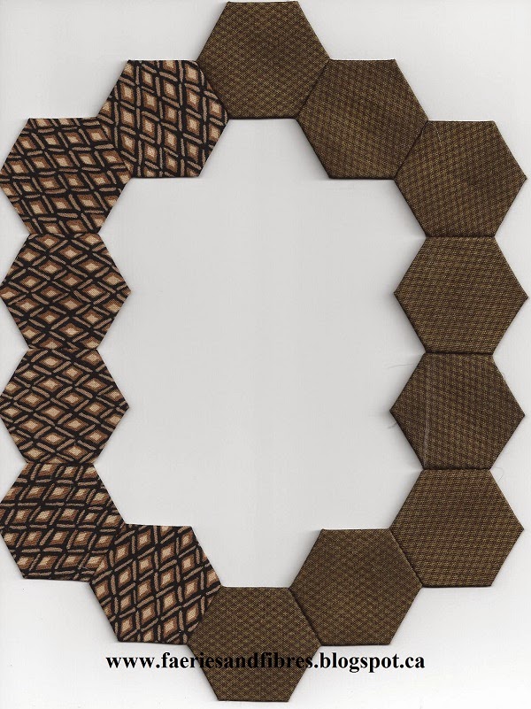 Faeries and Fibres: TUTORIAL: Creating a hexagon frame