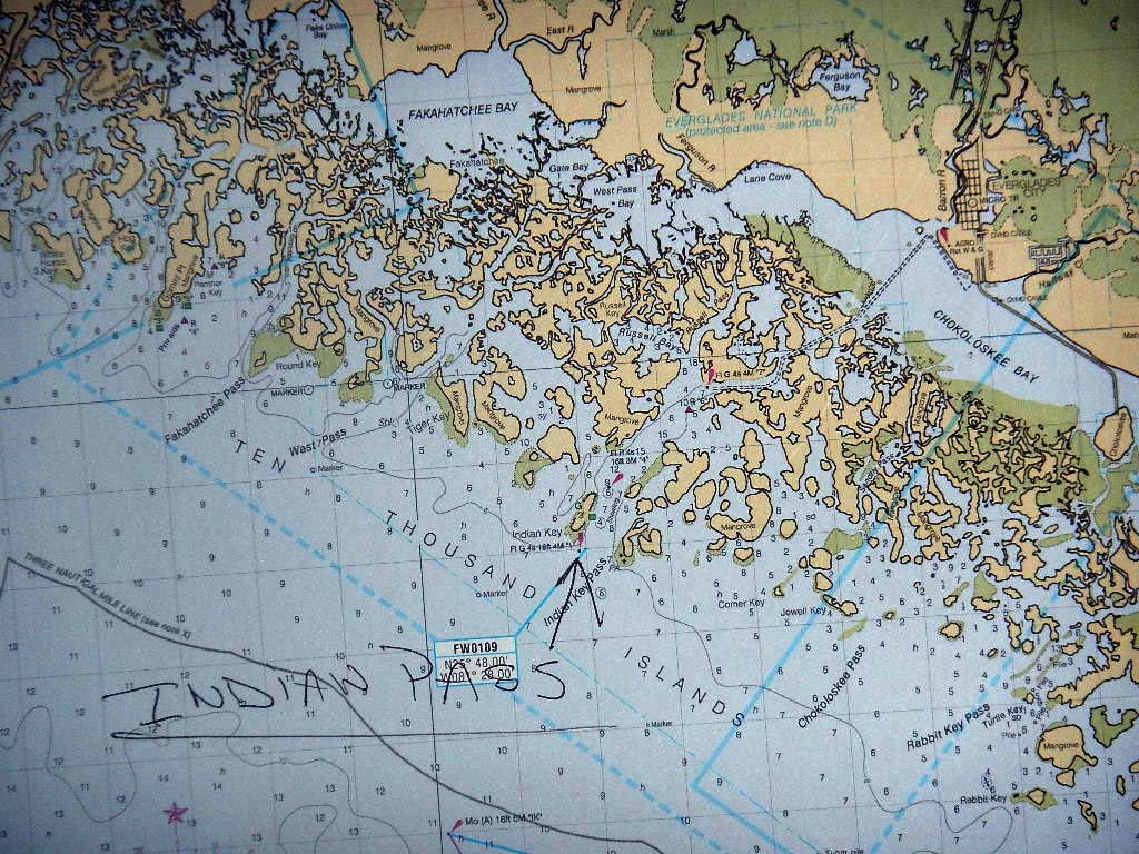 Map Of Ten Thousand Islands Florida