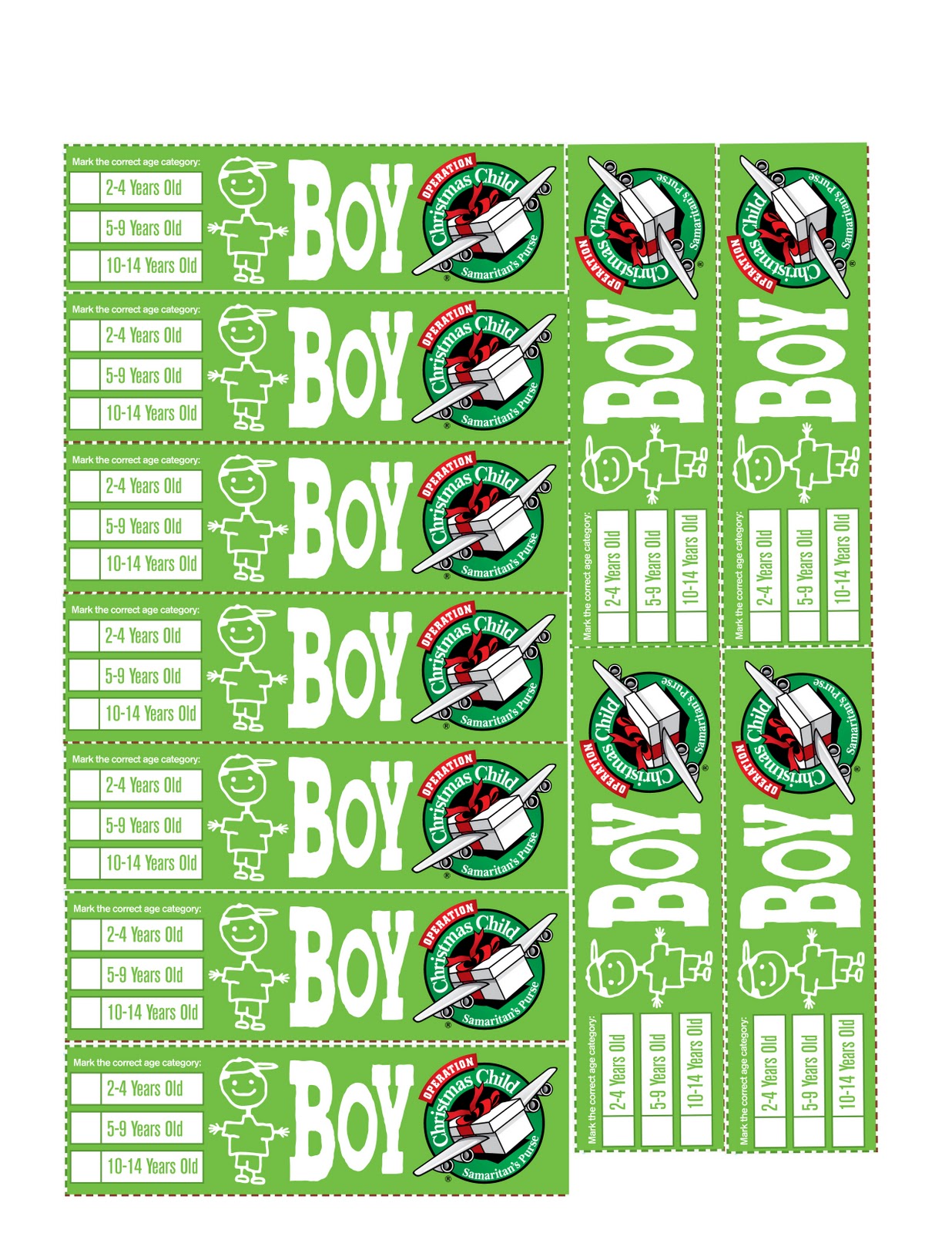 Packing Boxes of Love: Printable Labels