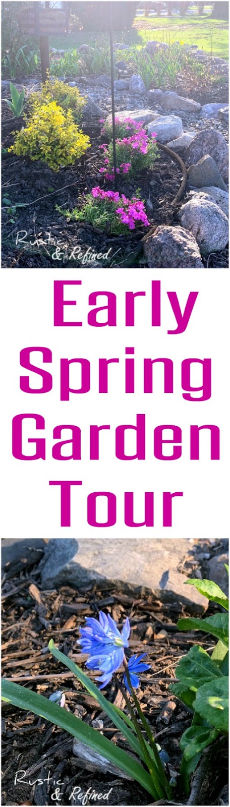 Early Spring Garden Tour | Rustic & Refined