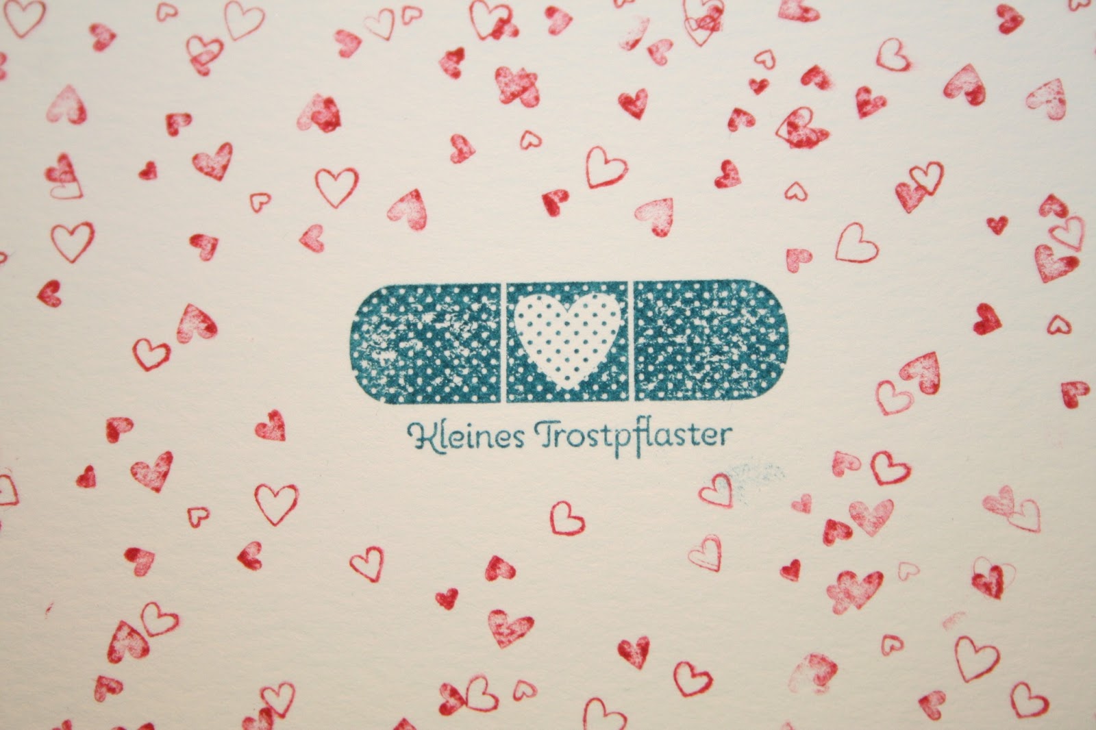 Kleines Trostpflaster Postkarte