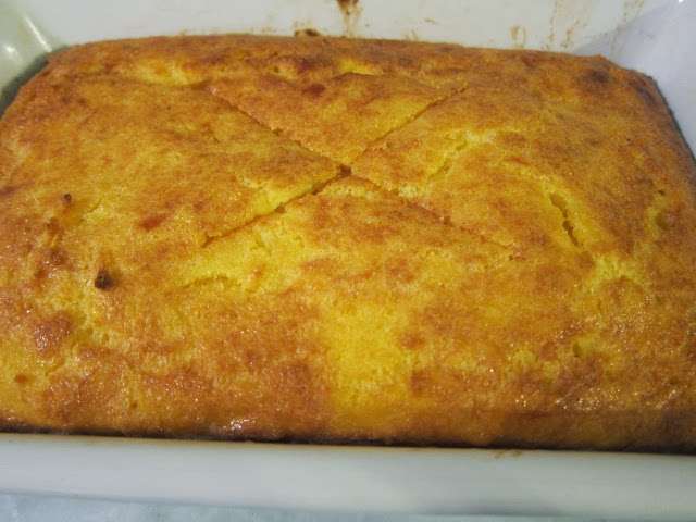 Succulent Succotash: Cornmeal Spoonbread