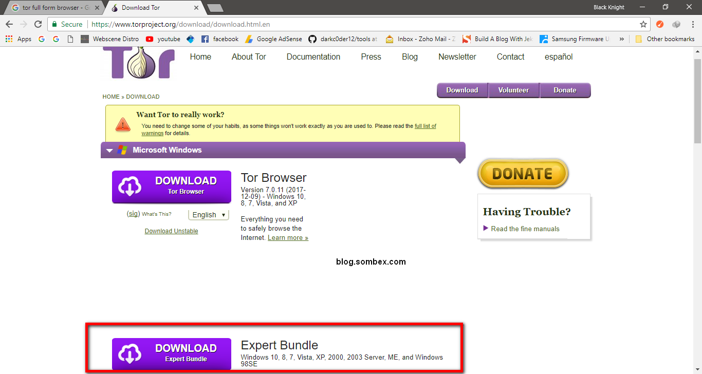 How To Use Tor With Chrome Without (Firefox) The Browser Bundle On Windows