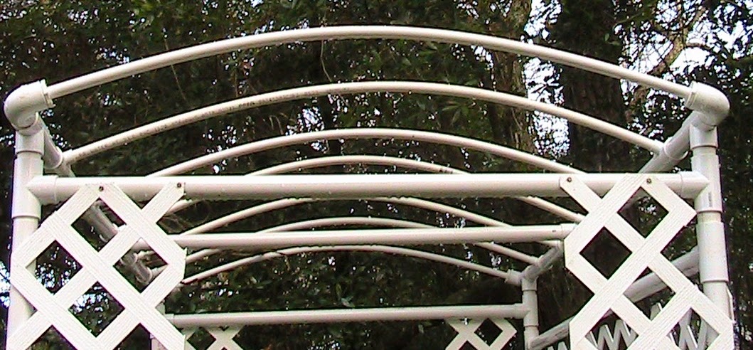 My Back Forty Garden and Park: Building an Arbor