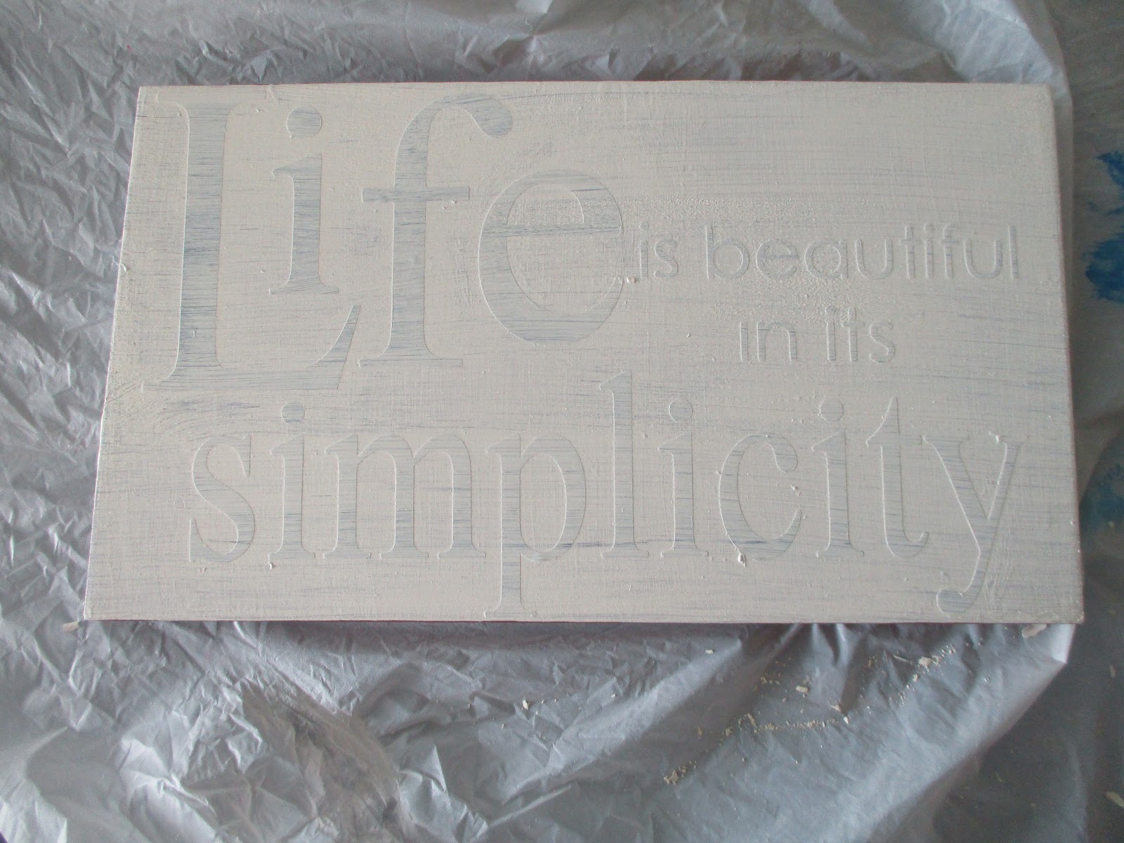 The Cozy Red Cottage: How to update your old Vinyl Signs