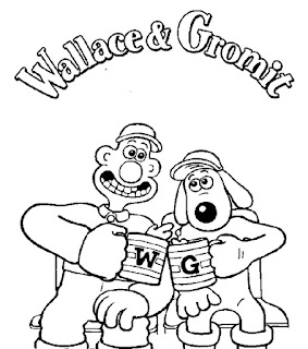 Cartoon Images For Colouring Pages: Wallace And Gromit Coloring Pages