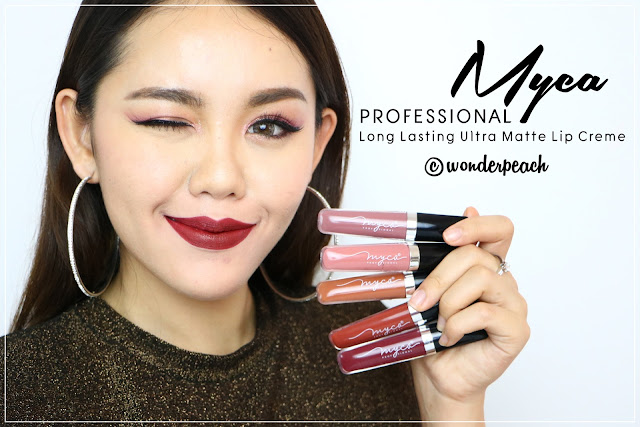 รีวิว : MYCA LONG LASTING ULTRA MATTE LIP CREME สวยปังทั้ง 20 เฉดสี ...
