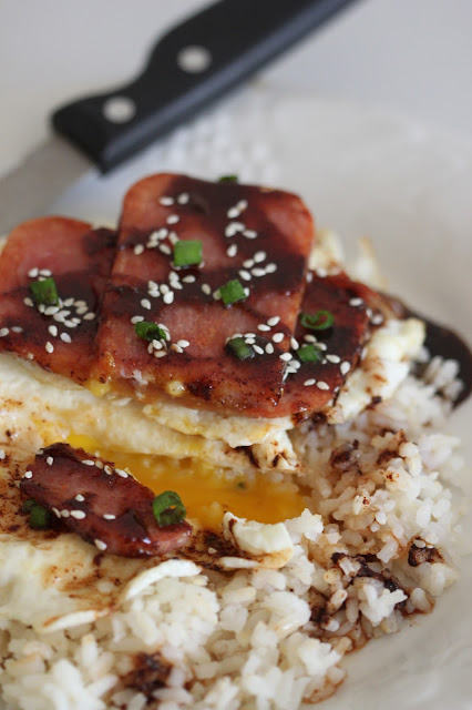 Tortillas and Honey: Spam and Eggs with Maple Chile Syrup