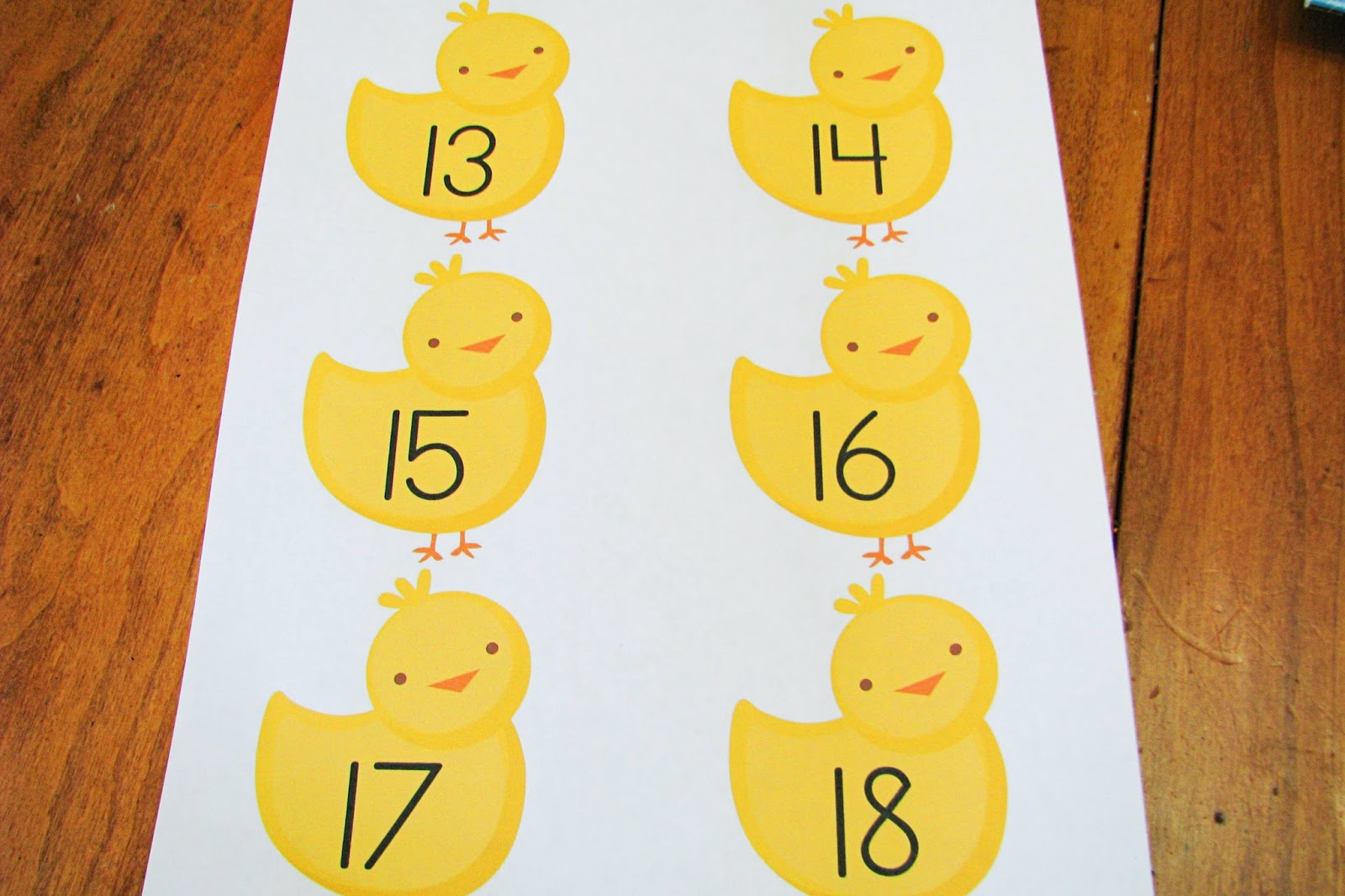 Mommy's Little Helper: Baby Chicks Preschool Theme
