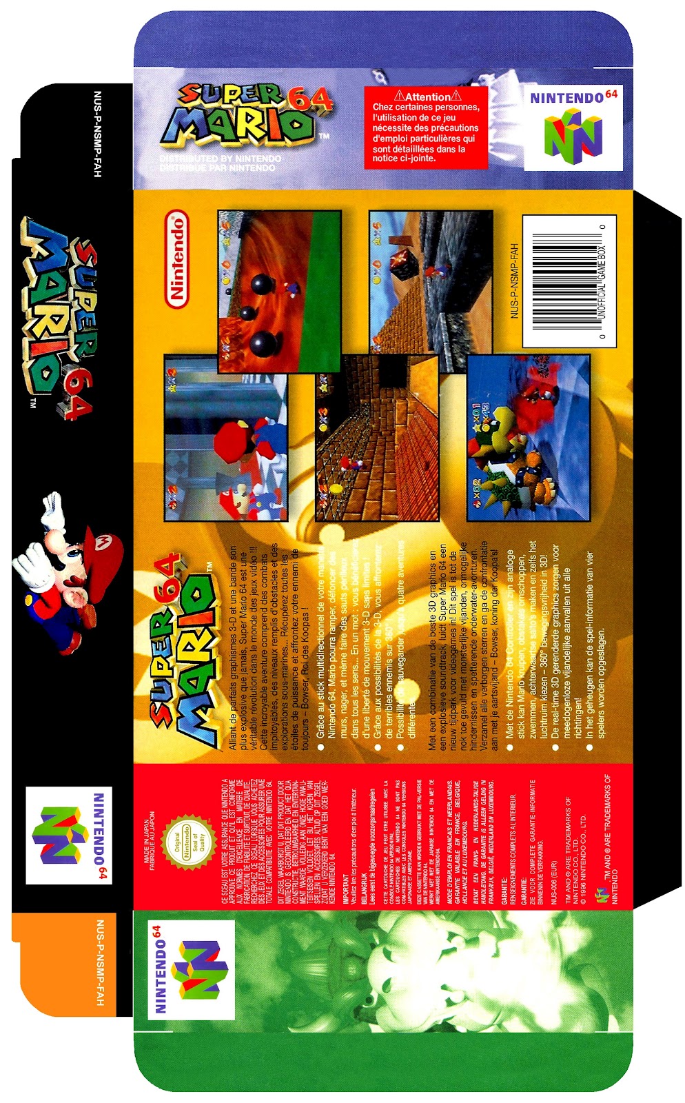 Gamer Labels: Super Mario 64