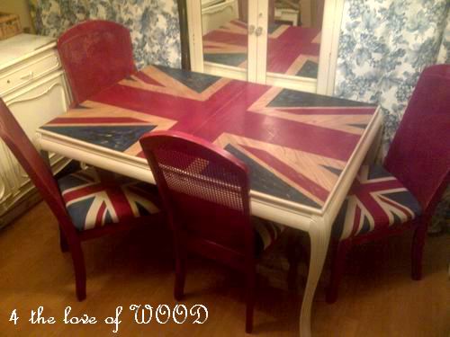 4 the love of wood: THE CAPTAIN AND HIS SOLDIERS PT 3 - union jack set