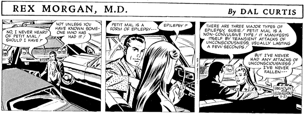 In Search of Rex Morgan, MD: 1970 Comic Strips: A Summary