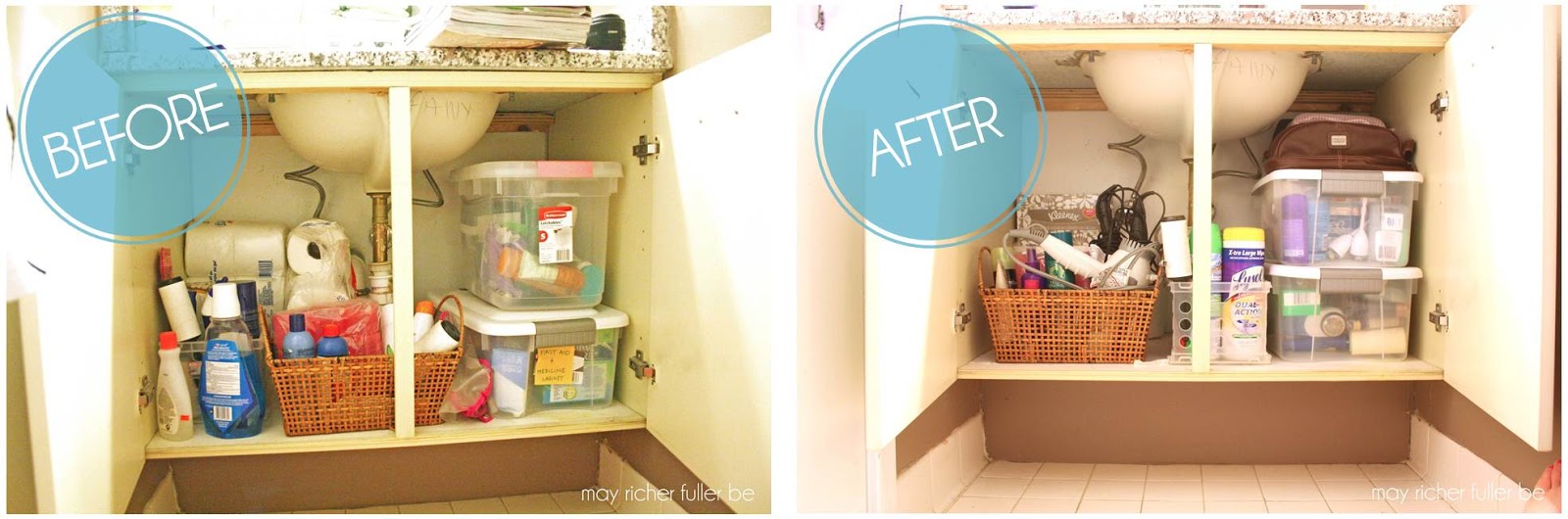 Operation {Re}Organization: Bathroom After!