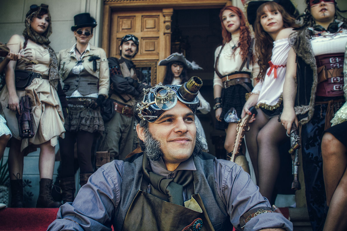 QLIO.ORG - FOTOS: SteamPunk Zaragoza | Sesion de fotos en el Palacio ...