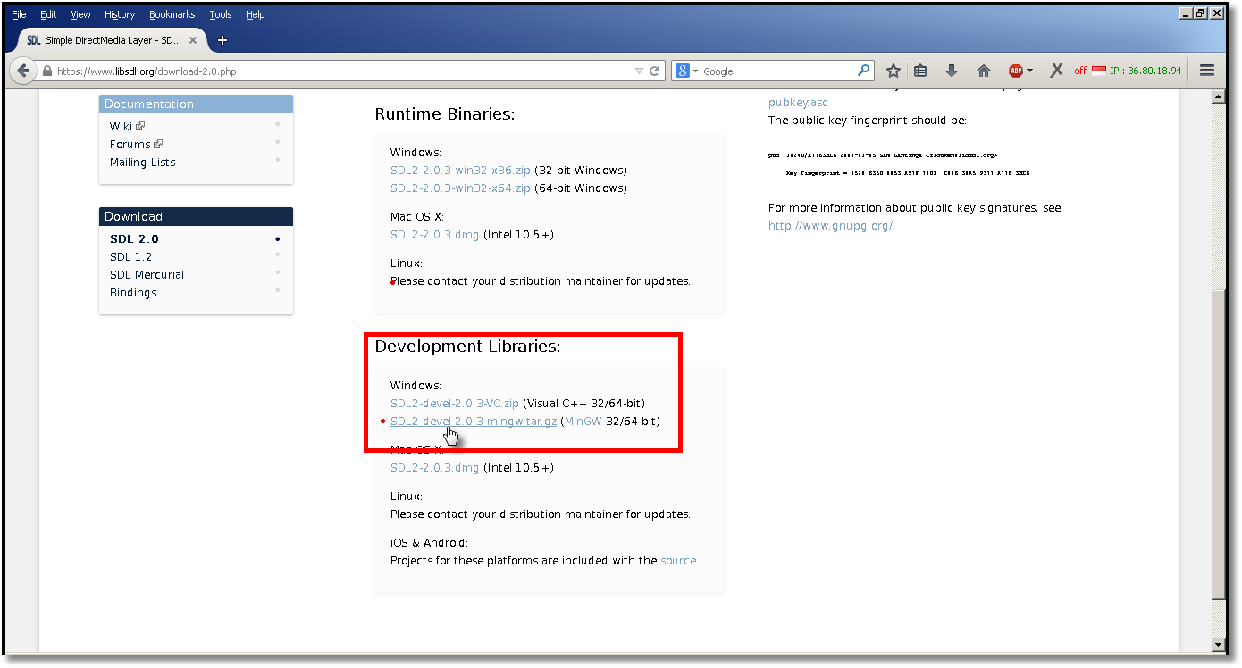 Cathean: Setting up SDL2(Code::Blocks)