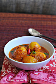 A Homemaker's Diary: Dimer Dalna/Jhol (Bengali style Egg curry with potato)