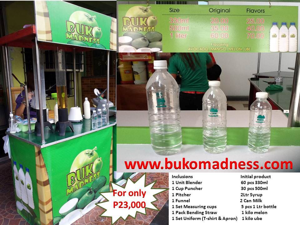 Affordable Food cart Business: Buko Shake Food Cart Franchise