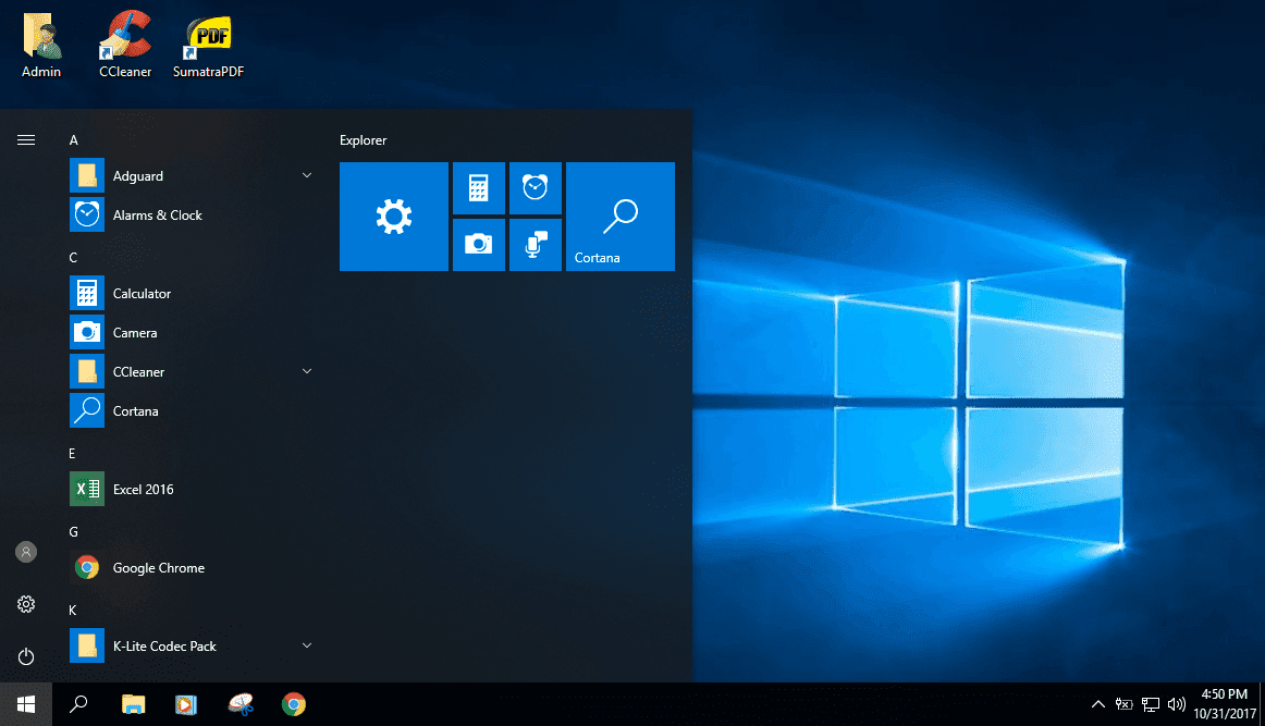 Bộ cài Windows 10 Pro Lite Version 1709 tích hợp Office 2106 và một số ...