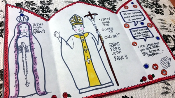 Paper Dali: Free Saint Pope John Paul II Printable Triptych