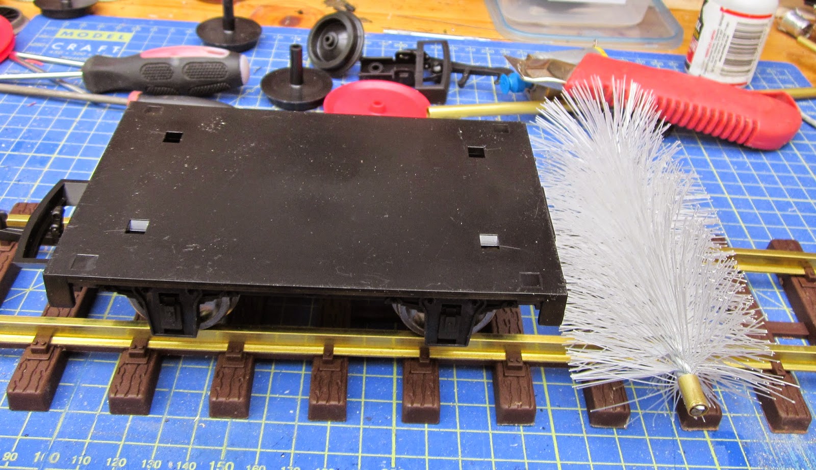 Peckforton Light Railway: How I constructed a track sweeper