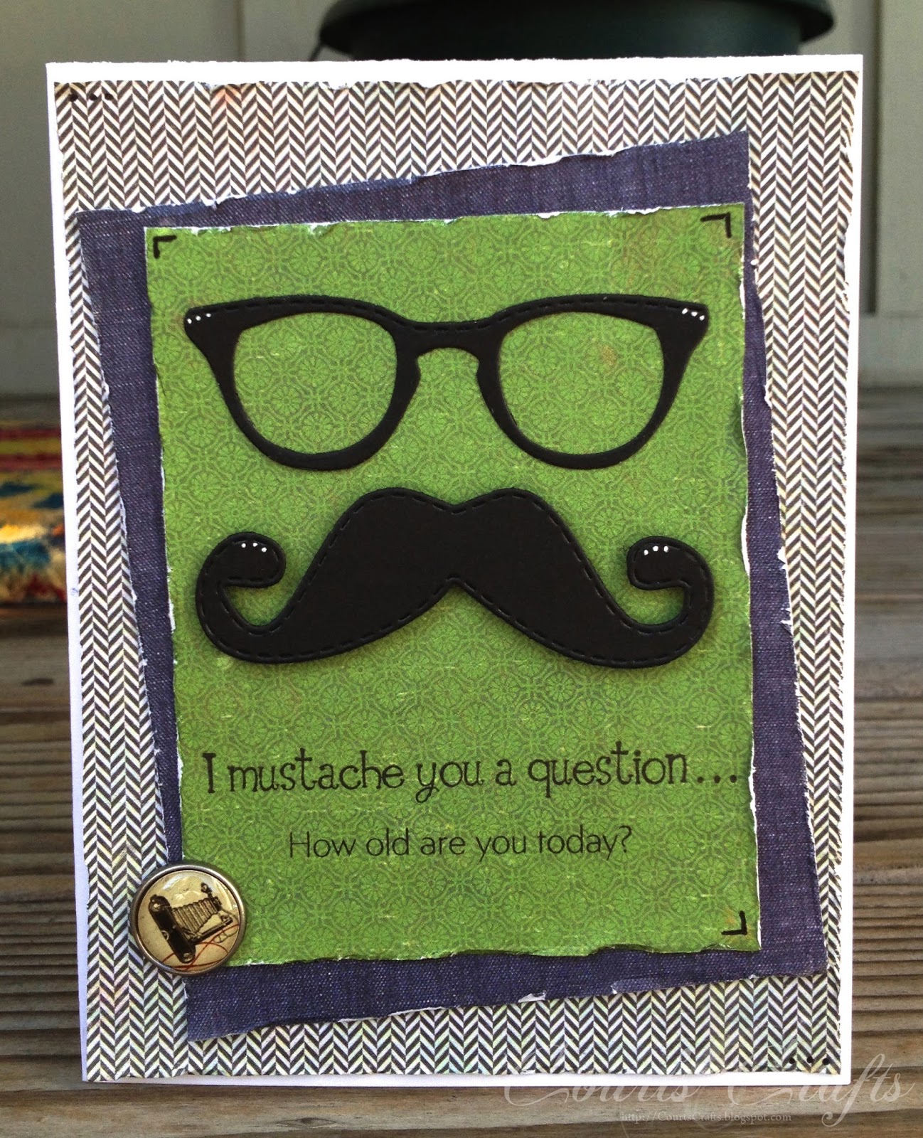 Court's Crafts: I mustache you a question...