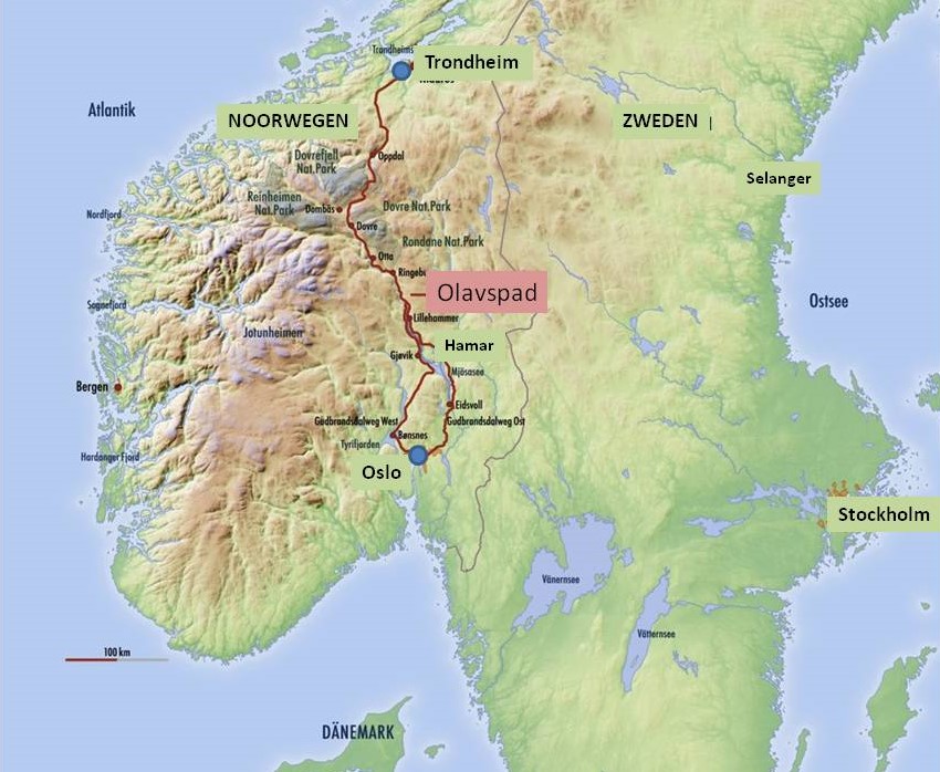 Walk and See: Trektocht 2016; Wandelen naar Olav in Trondheim