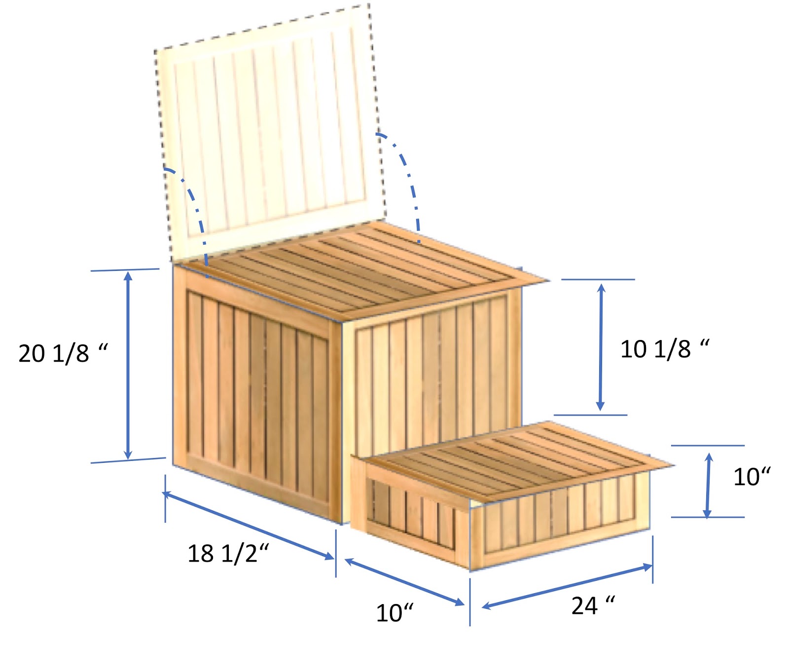 S/V CarolMarie: Boat Steps and Boat Boxes