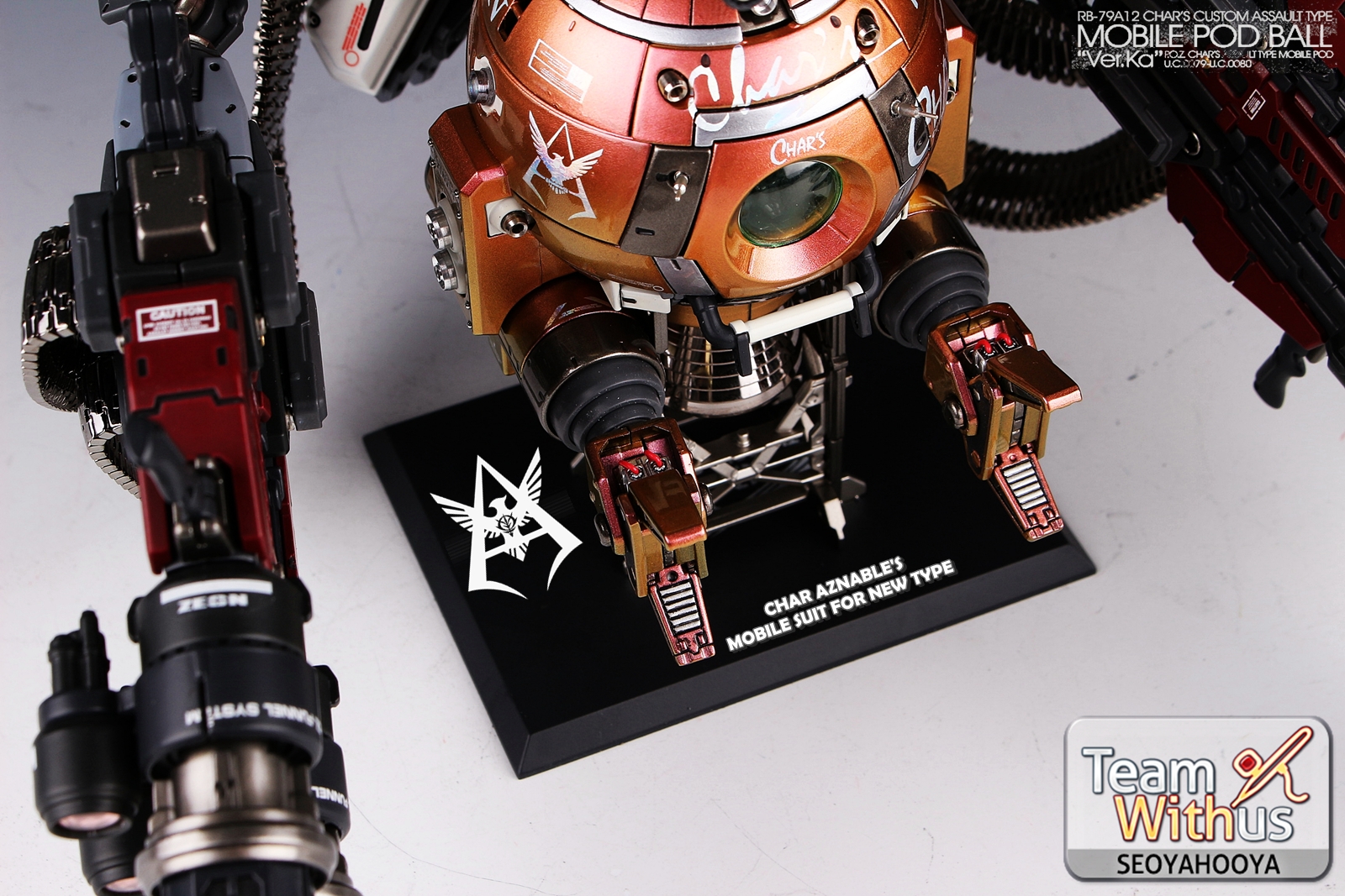 GUNDAM GUY: MG 1/100 Mobile Pod Ball Project - Char Aznable's Ball ...