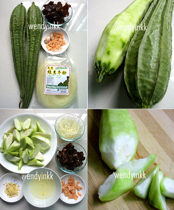 Table for 2.... or more: Luffa with Glass Noodles - Cucurbits #1