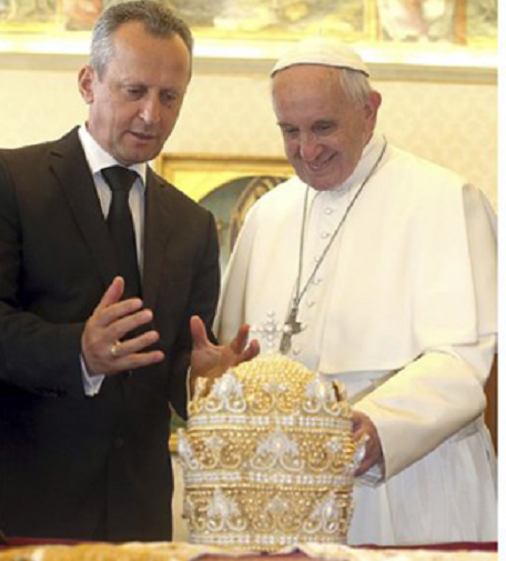 ZEPHYRINUS.: Macedonia Presents His Holiness Pope Francis With A ...