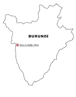 Coloring map of Burundi | COLOR AREA