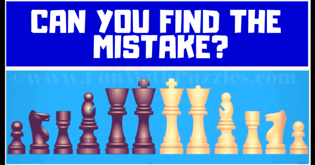 Chess Piece Mistake Picture Puzzles with Answers