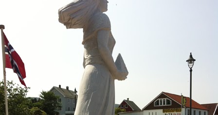 Sta. Sunniva av Selja: Katolsk hilsen ved avdukingen av Sta. Sunniva ...