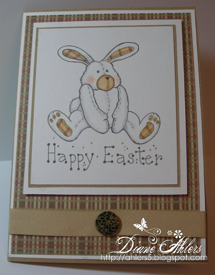 Diane's Country Cards & Crafts: Masculine Easter Card