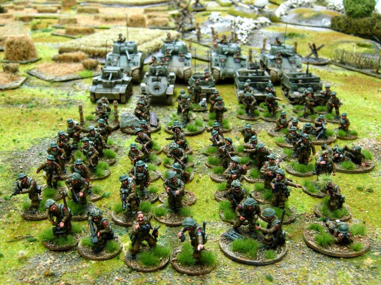 Wargaming with Silver Whistle: British Platoon, Early & Late War, WW2.