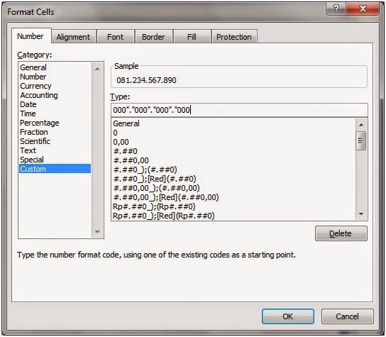 Cara merubah format angka otomatis pada excel ~ Zact dan IT