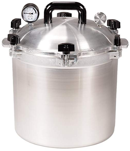 All American 21-1/2-Quart Pressure Cooker Complete aluminum material is ...