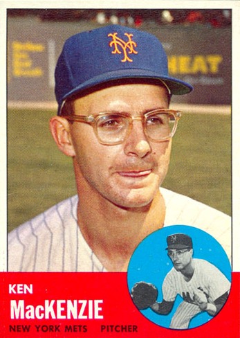 Ken Mackenzie: The Winnigest Pitcher On The Original Mets 1962 Staff ...