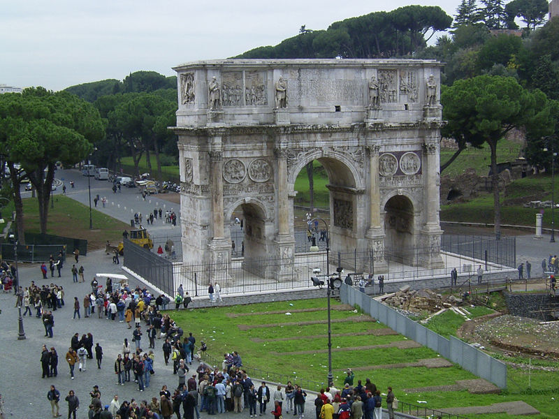 O Arco de Constantino - Roma