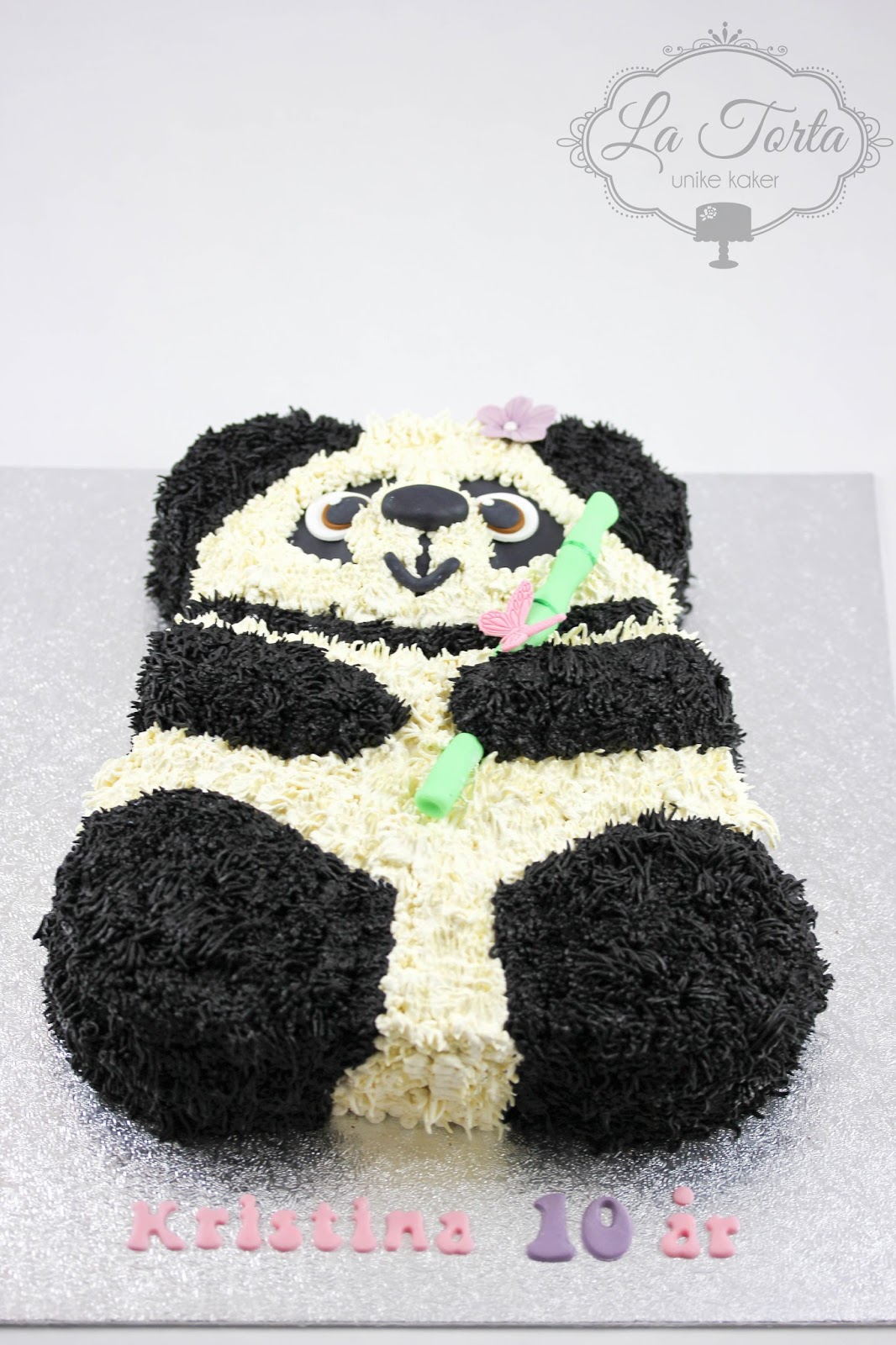 La Torta - unike kaker: Panda kake til 10-årsdag