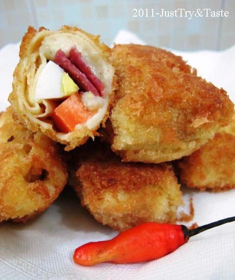 Resep Risoles Daging Asap, Telur Rebus, Wortel dan Vla Keju | Just Try ...