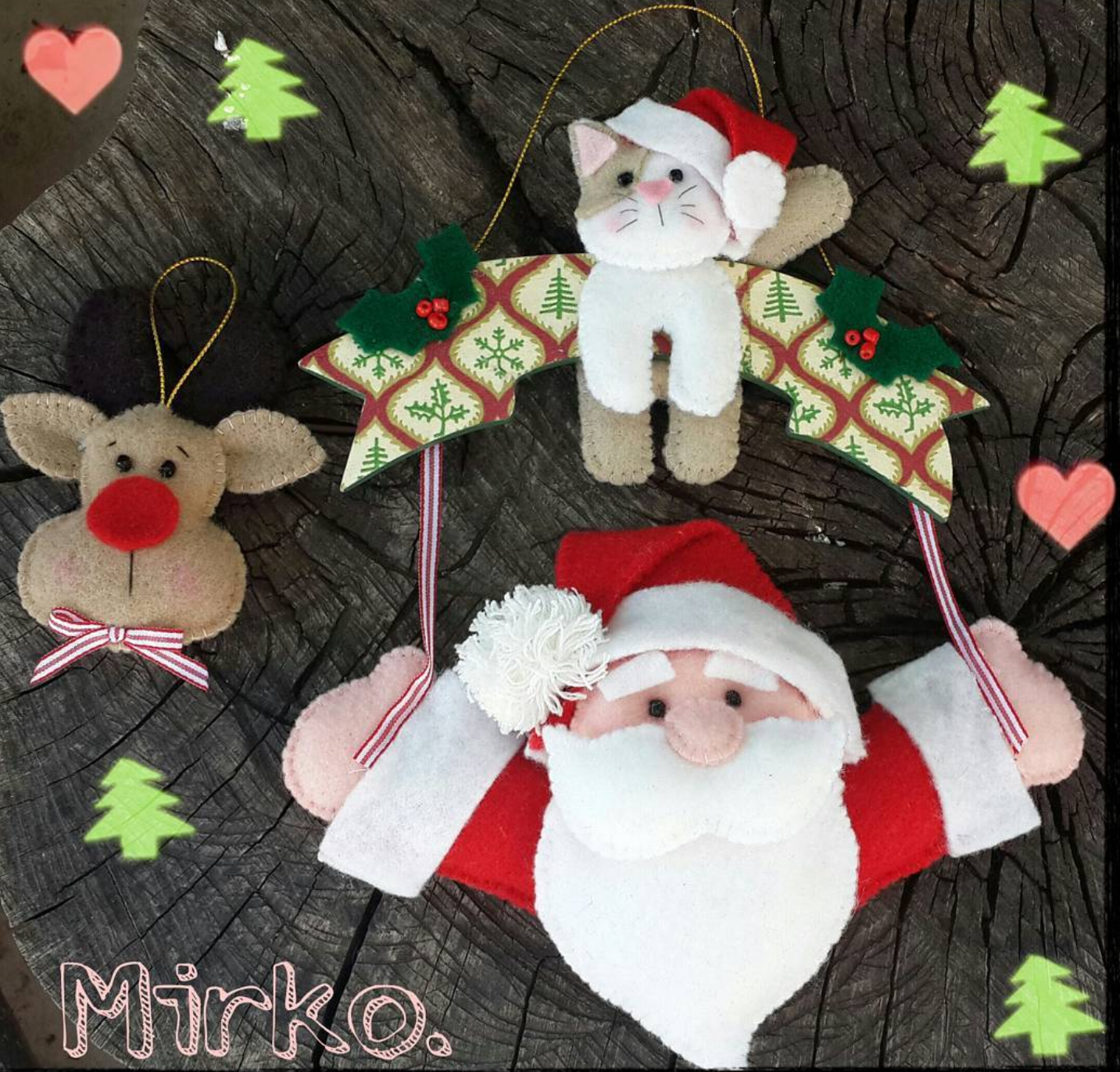 15 ideas en fieltro para Navidad