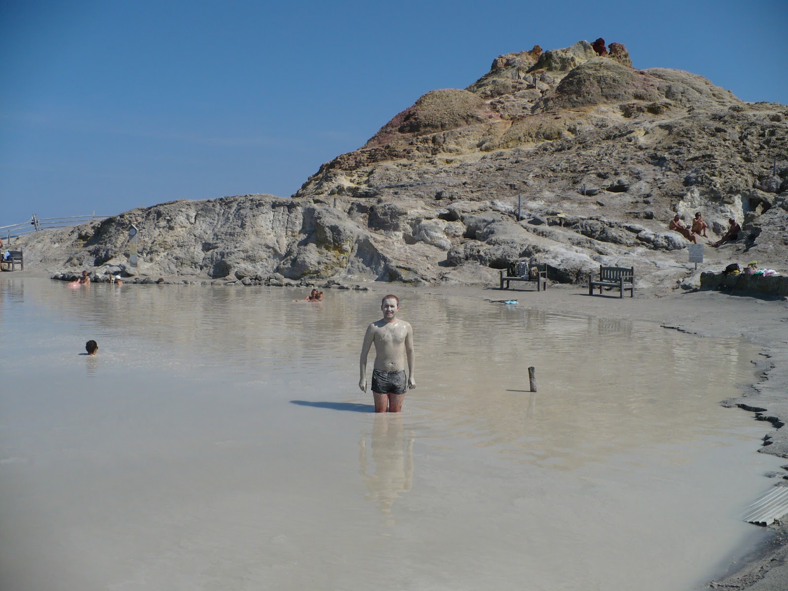 Sycylia: Kąpiele siarkowe na wyspie Vulcano