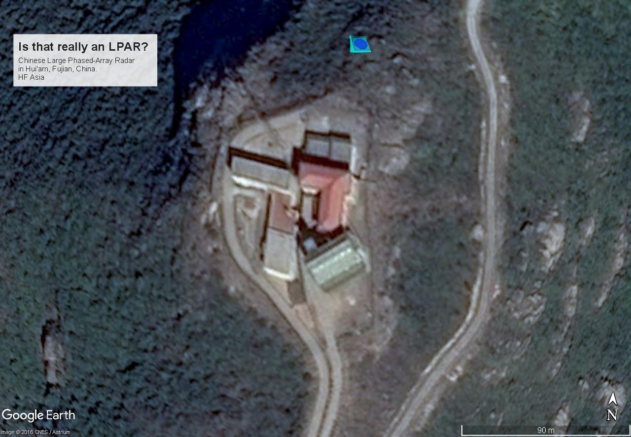 Taiwan strait: Is that really a LPAR at Hui'an site in Fujian?
