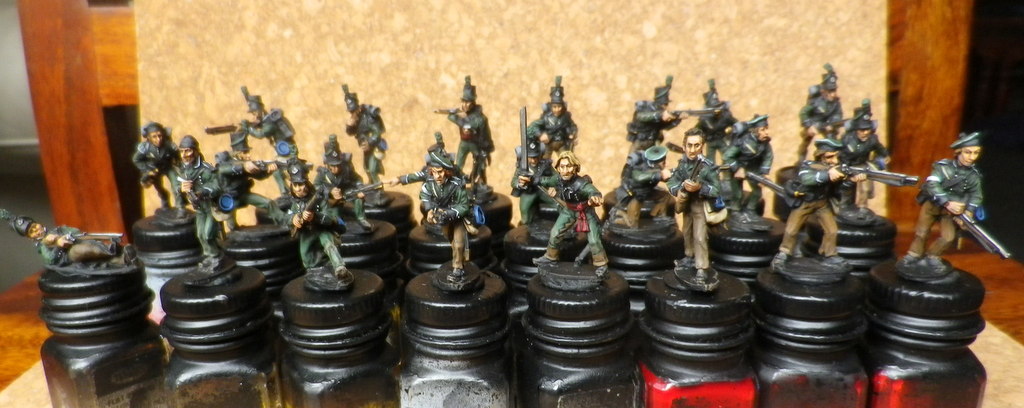 Gunners wargaming: 28mm Sharpe and 95th rifles