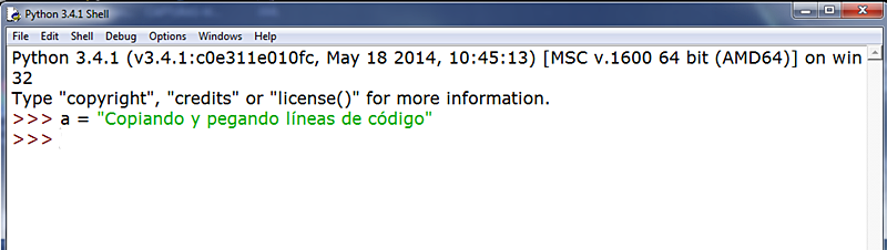 APRENDER A PROGRAMAR CON PYTHON: T3. IDLE DE PYTHON 2