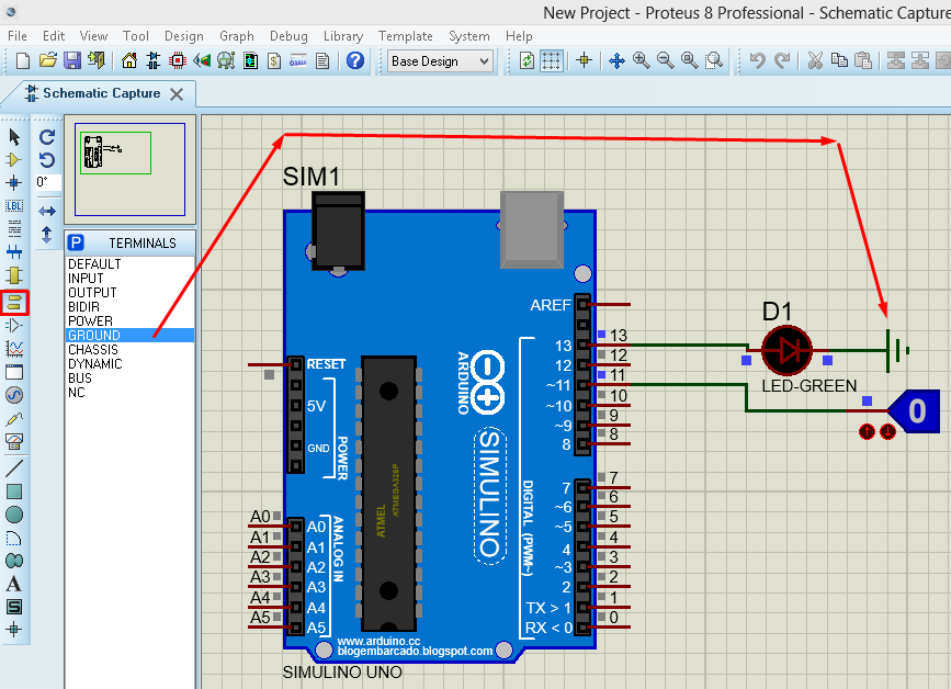 02. Simulación Estado Lógico Arduino en Proteus | Institución Educativa ...