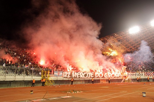 Ultras on tour: Hadjuk Split-Lokomotiva