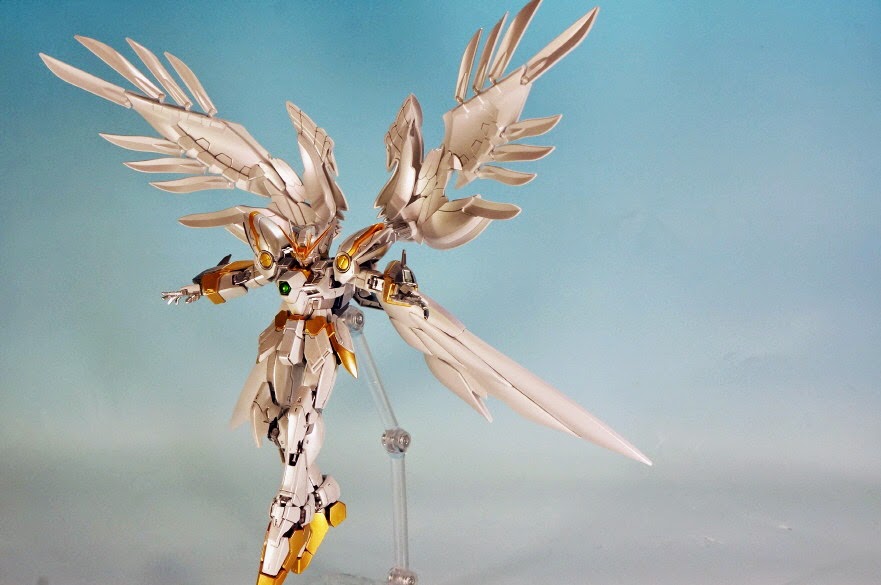 GUNDAM GUY: RG 1/144 Wing Gundam Zero Custom EW - Painted Build