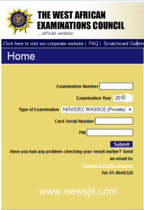 BERRY'S LINK UPDATES : WAECDIRECT ONLINE -WAEC RESULT CHECKER 2015